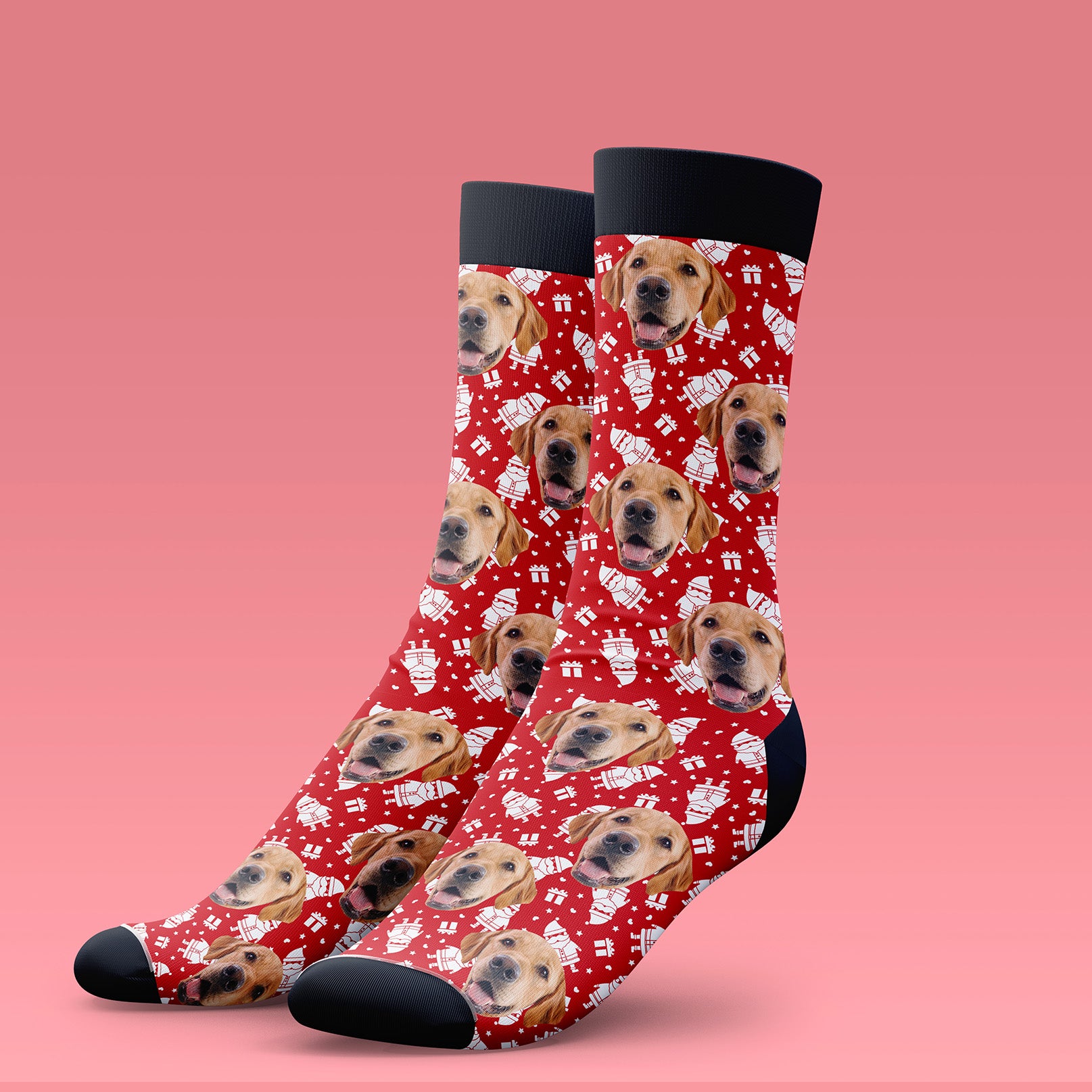 Santa Shuffle Socks – Fluff & Puff