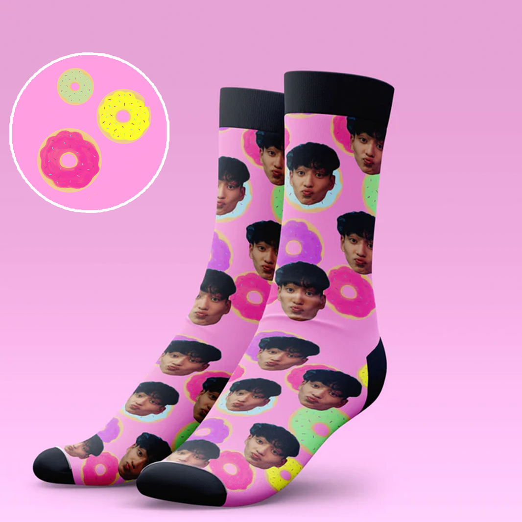 Custom Face Socks – Fluff N' Puff
